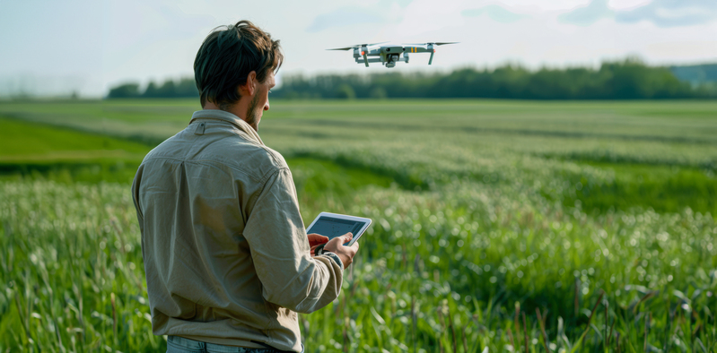 AuE Riego | Drones pulverizadores en la agricultura